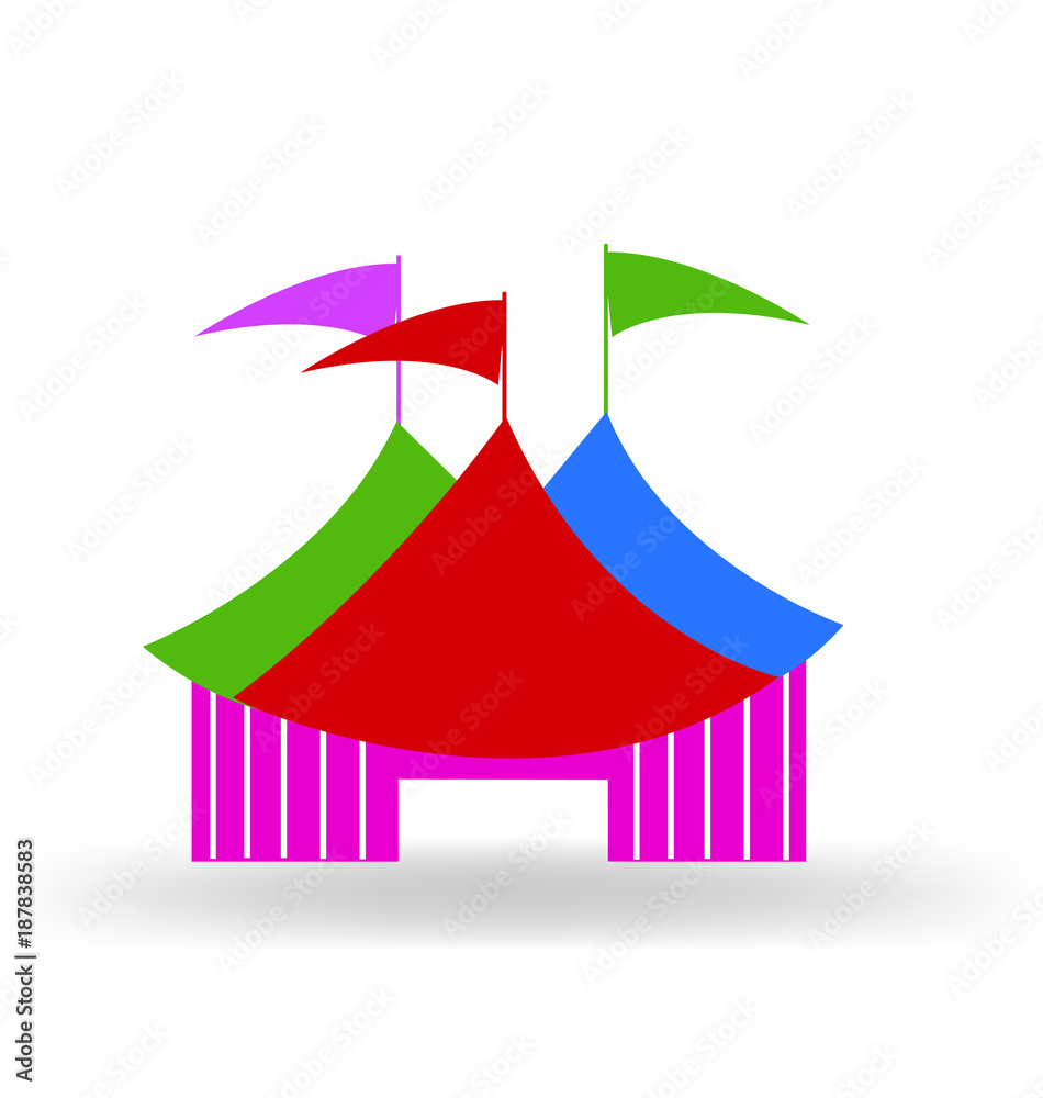 Circus Tent Border