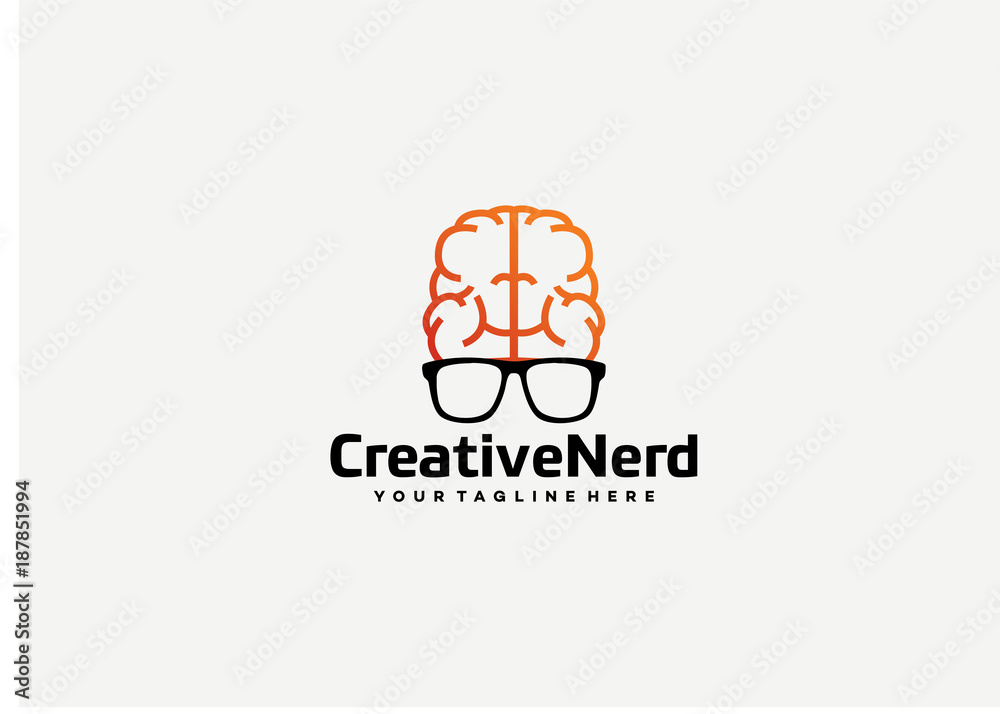 Nerd Brain Logo