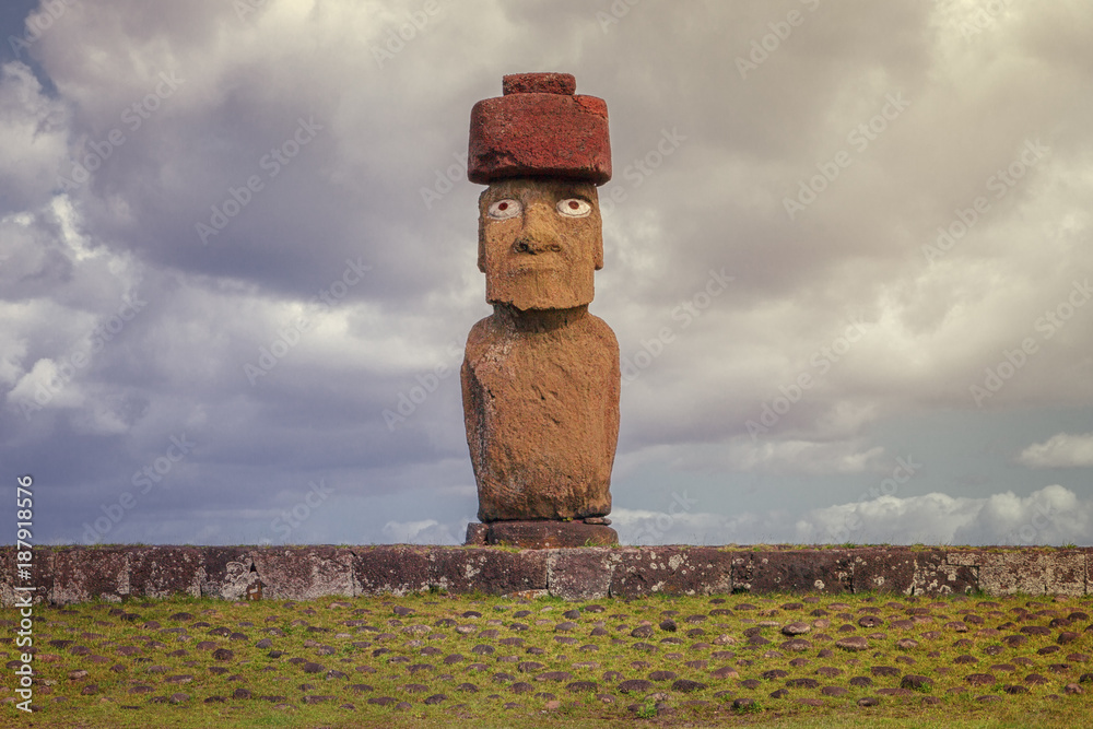Poster Ahu Tahai is one of three restored ahu in the Tahai ceremonial ...