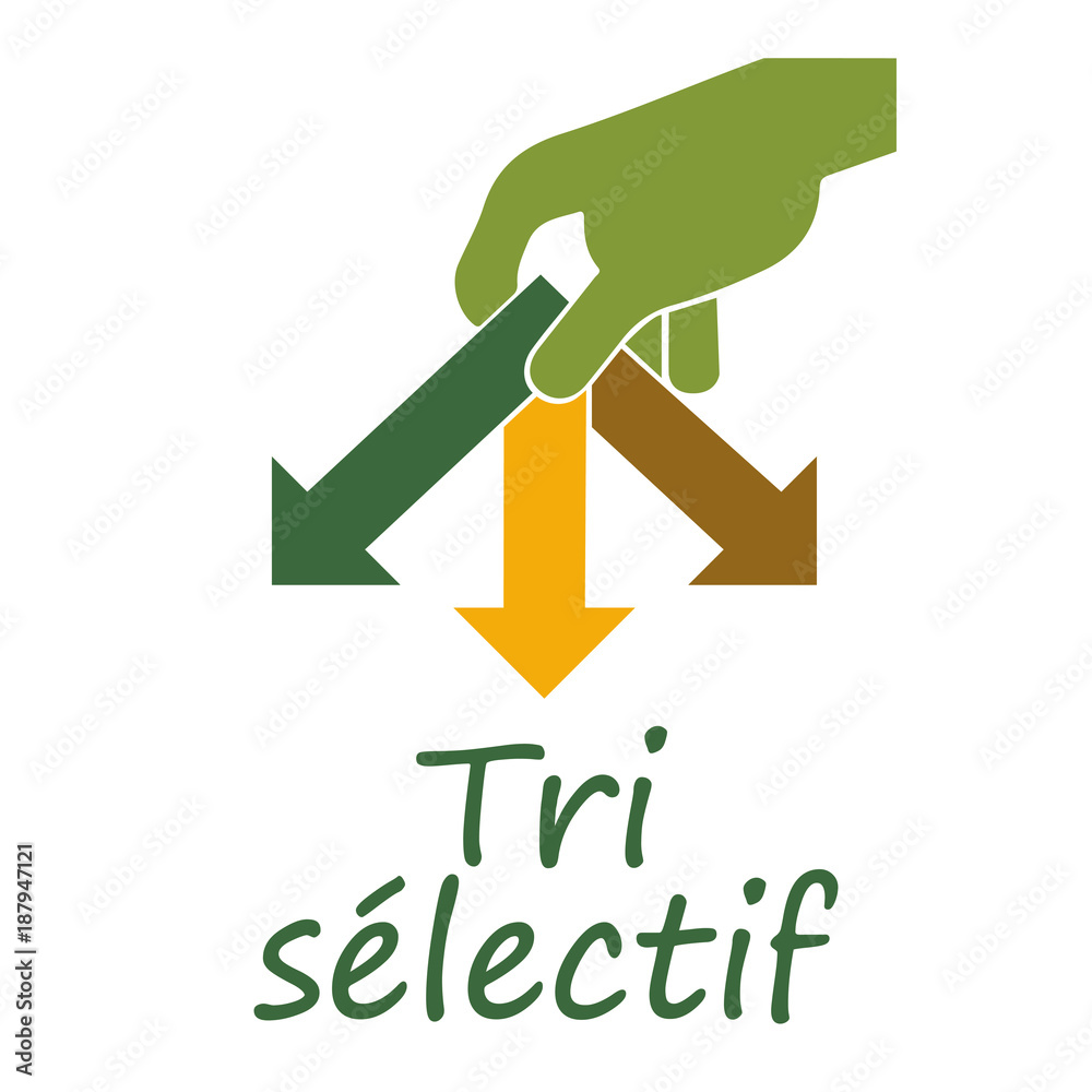 Logo tri sélectif. Stock Vector | Adobe Stock