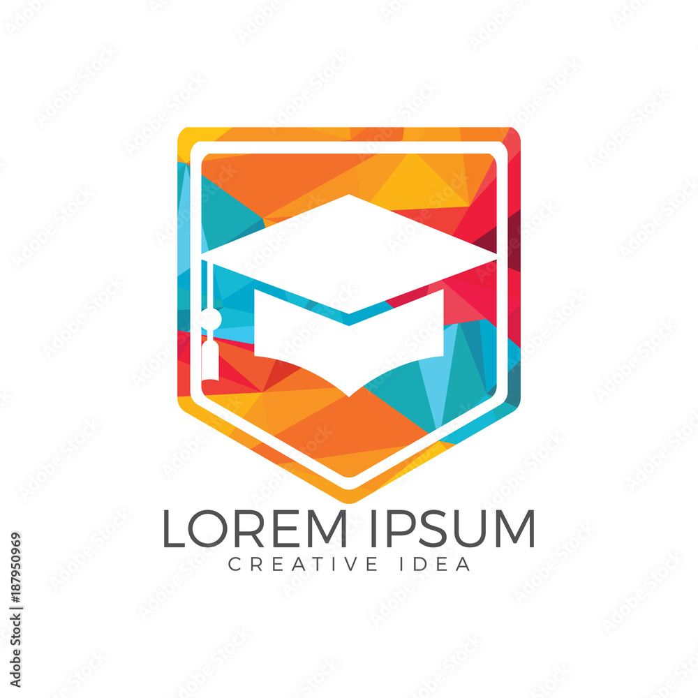 Graduation cap logo. Education Logo. Institutional and educational ...