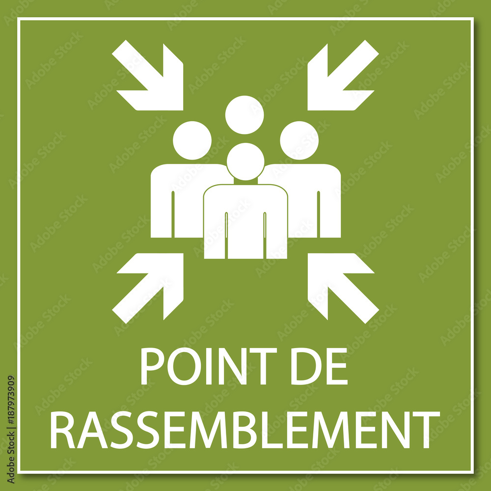 Logo point de rassemblement. Stock Vector | Adobe Stock