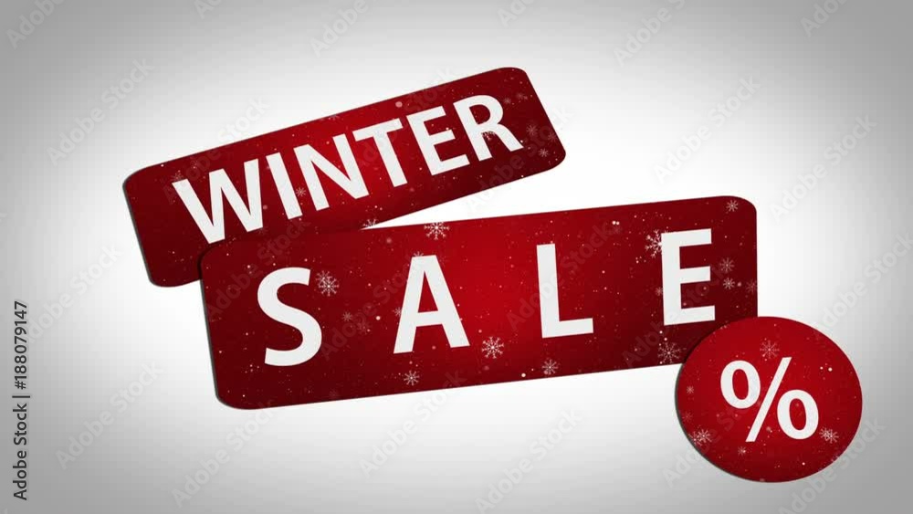 Winter Sale Stock Video | Adobe Stock