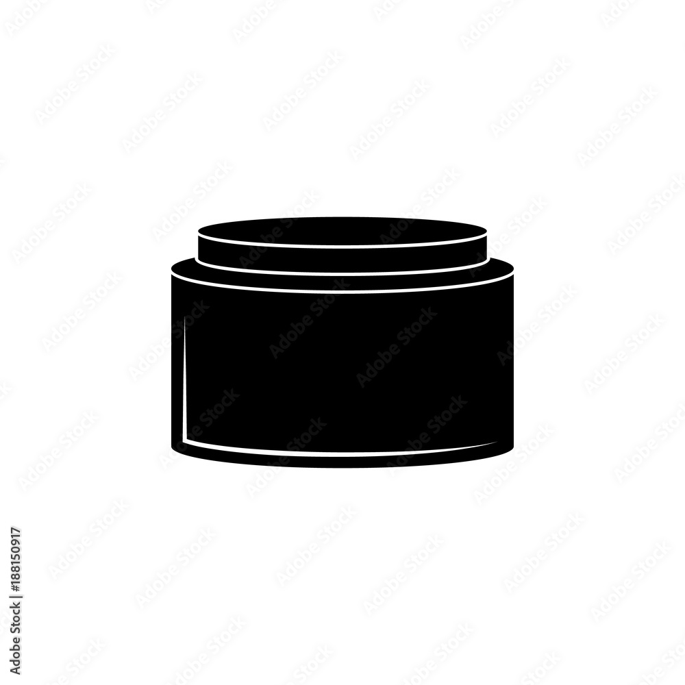 Cream container icon. Elements of beauty saloon icon. Premium quality ...