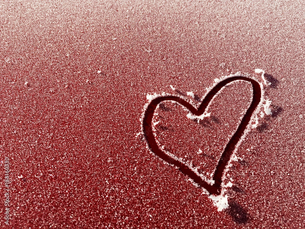 Snow Heart Wallpaper