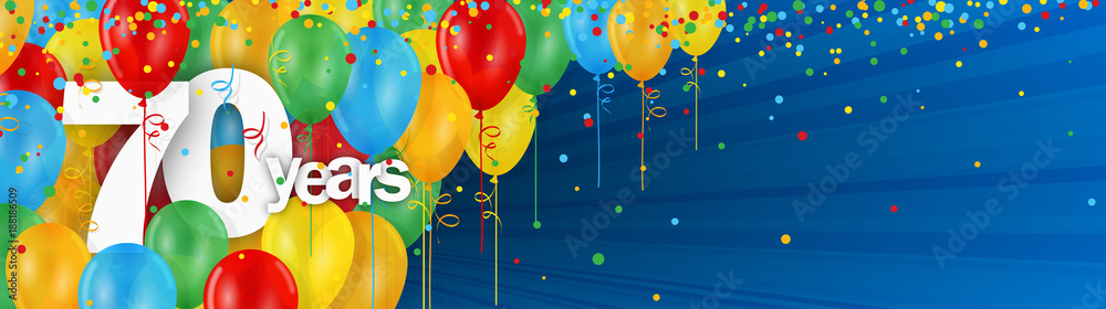 70 balloons store