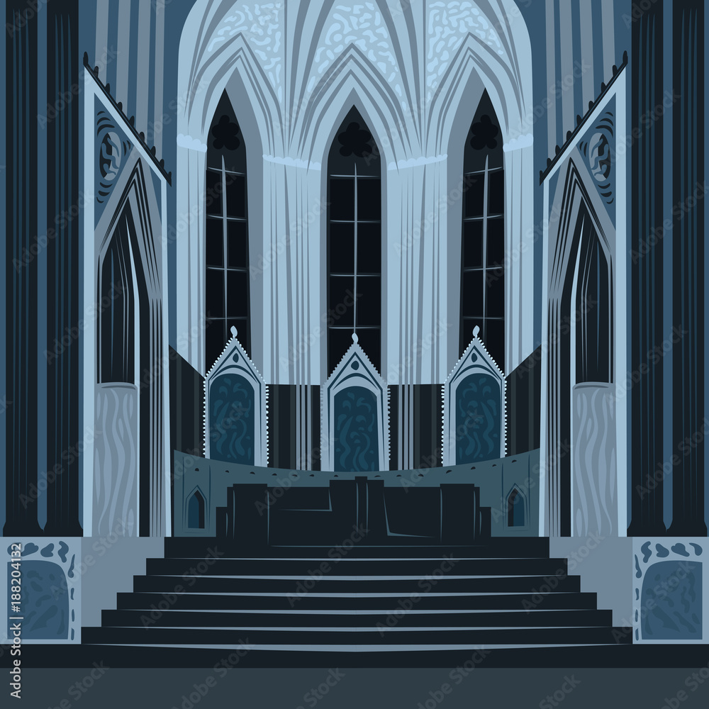 Catholic Church Interior Altar