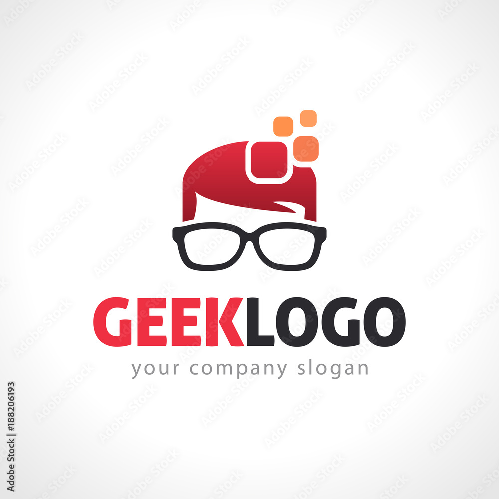 Computer Nerd Logo