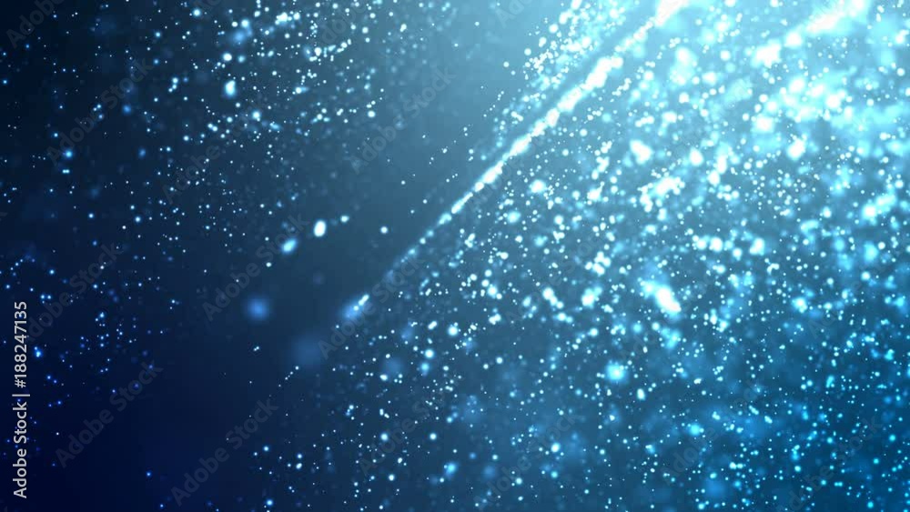 4K Abstract dark background with particle and lighting element for ...
