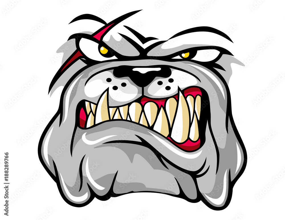 illustration of angry bulldog mascot cartoon character in vector Stock ... illustration of angry bulldog mascot cartoon character in vector Stock ...