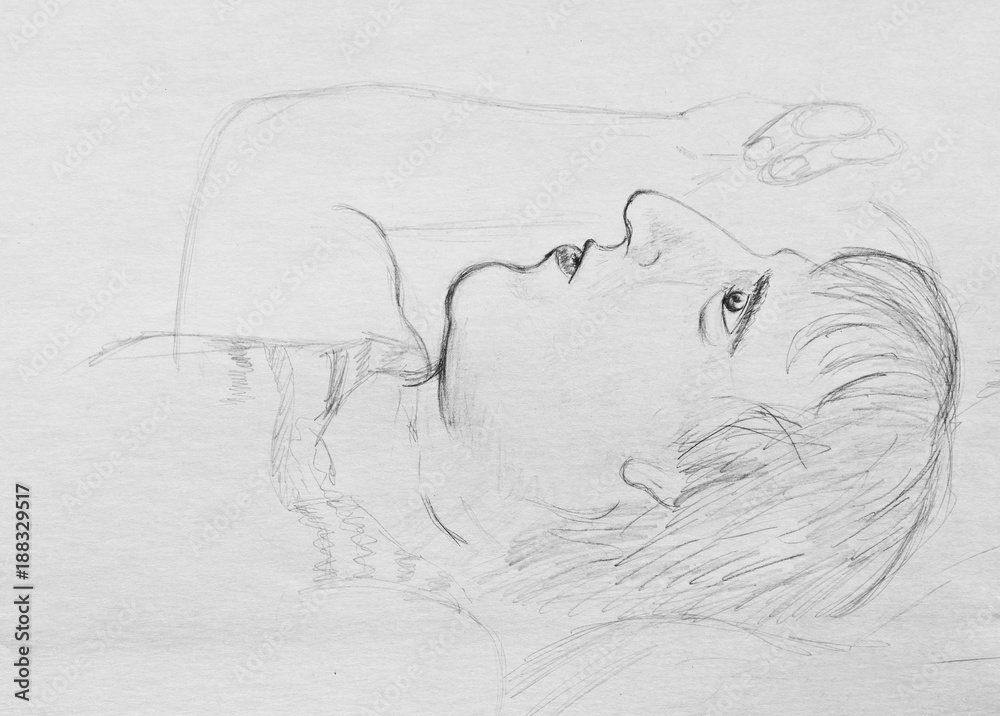 Pencil Drawings Of Depressed People