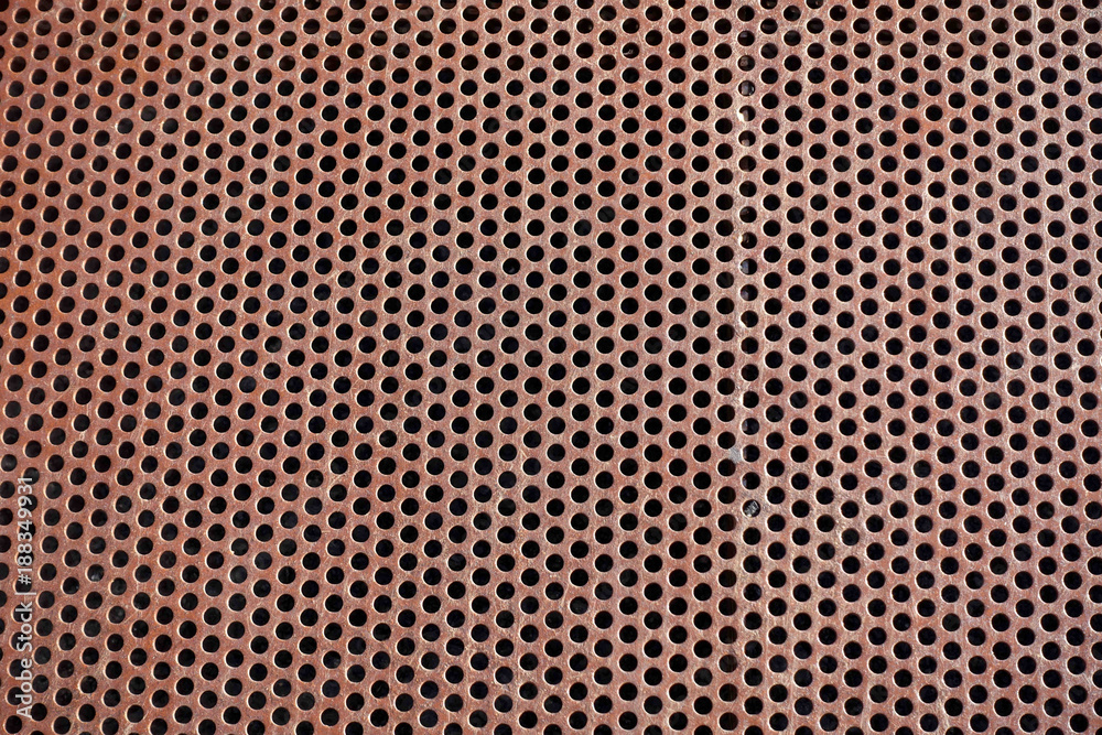 Textur rostiges Lochblech Stock-Foto | Adobe Stock