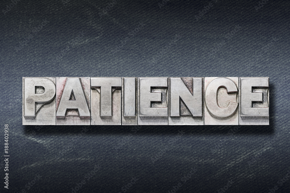 Patience Word Art