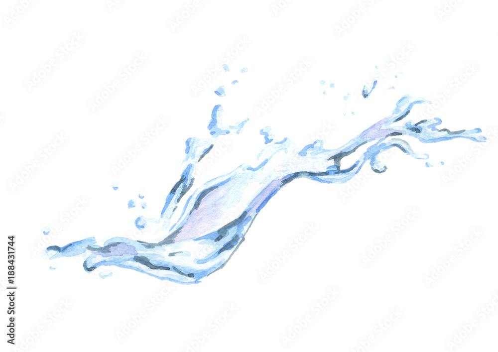 Streams Of Water Drawing