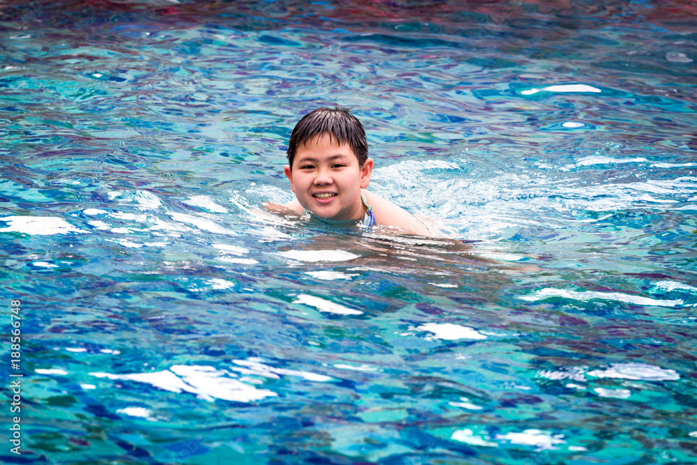 Filipino Kids Swimming