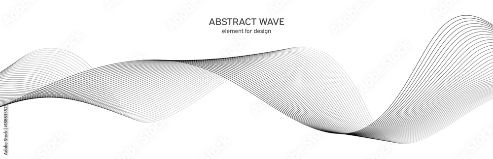 Abstract wave element for design. Digital frequency track equalizer ...