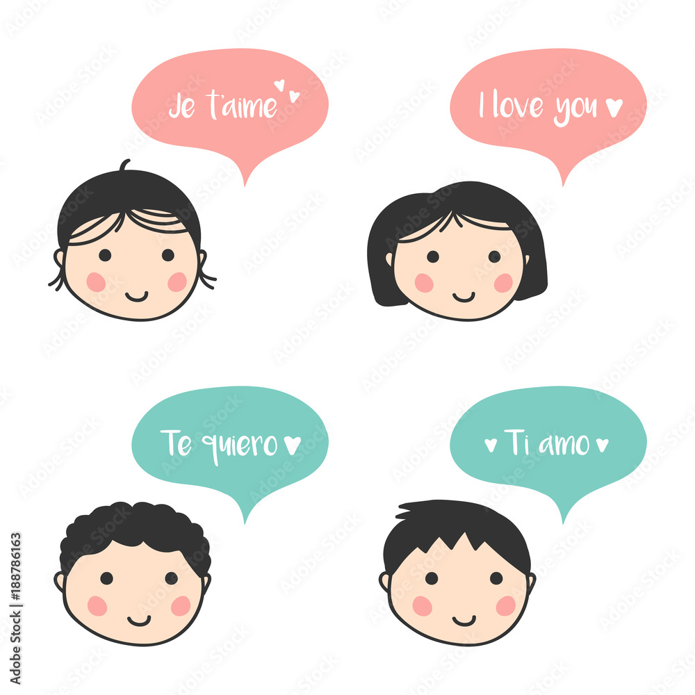 Different Languages Cartoon