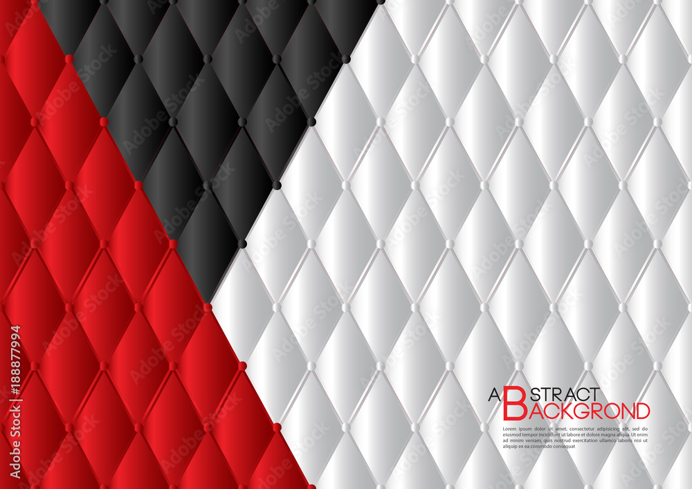 White and red abstract background vector illustration, cover template ...