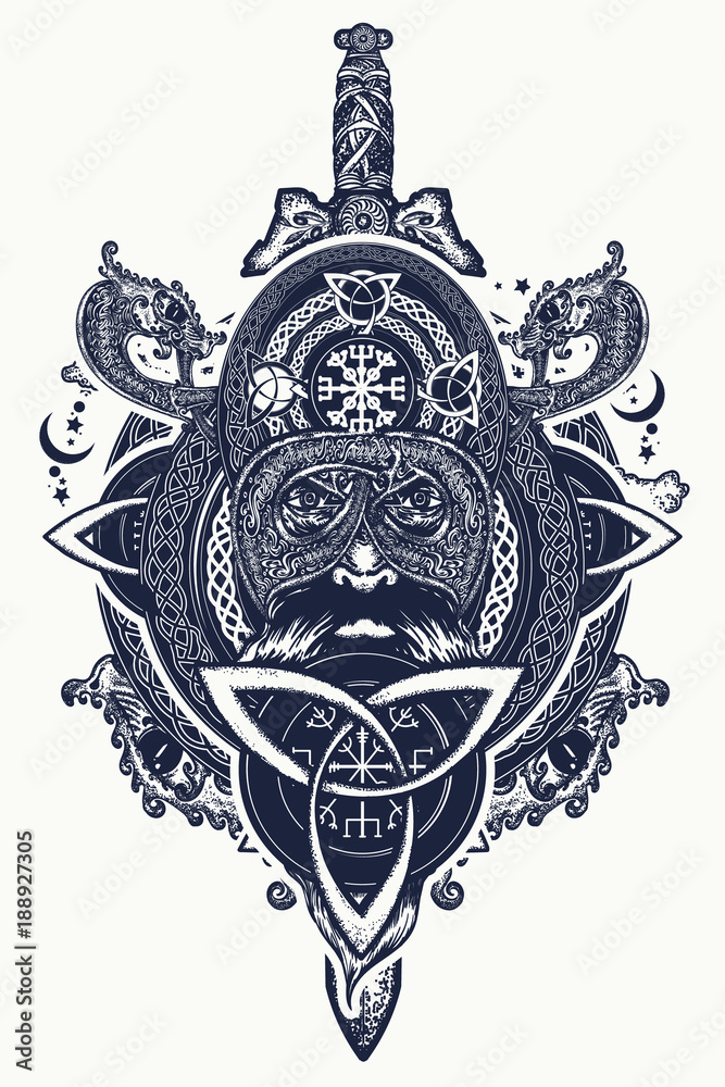 Viking Tribal Tattoo Designs