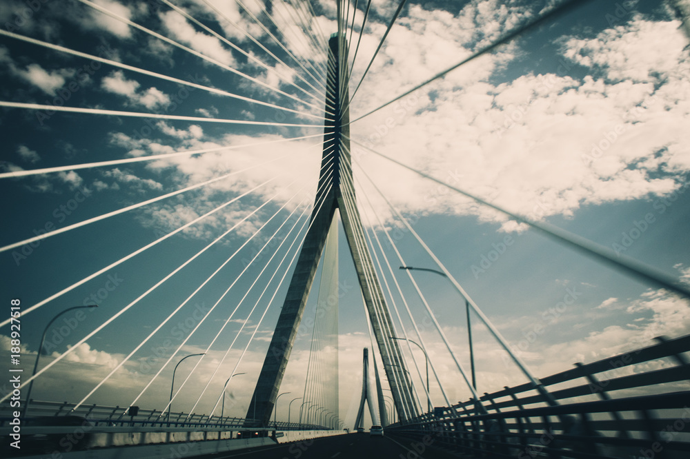 Inside the longest European bridge the Constitution of 1812 Bridge ...