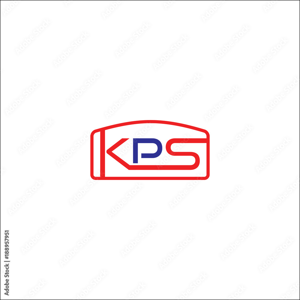 KPS letter logo, logo template design, company logo design Stock Vector ...