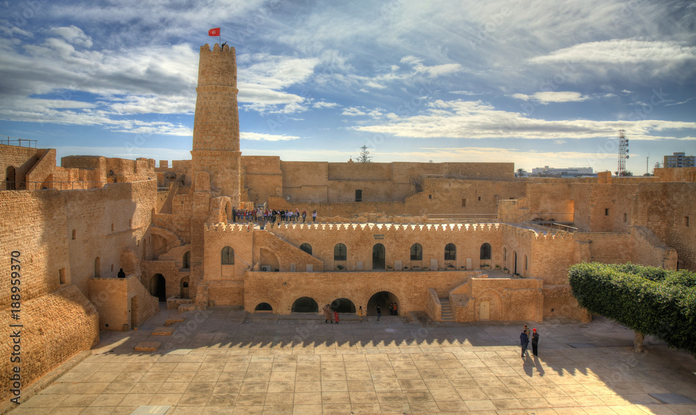 Ribat with Tower and the facilities Photos | Adobe Stock