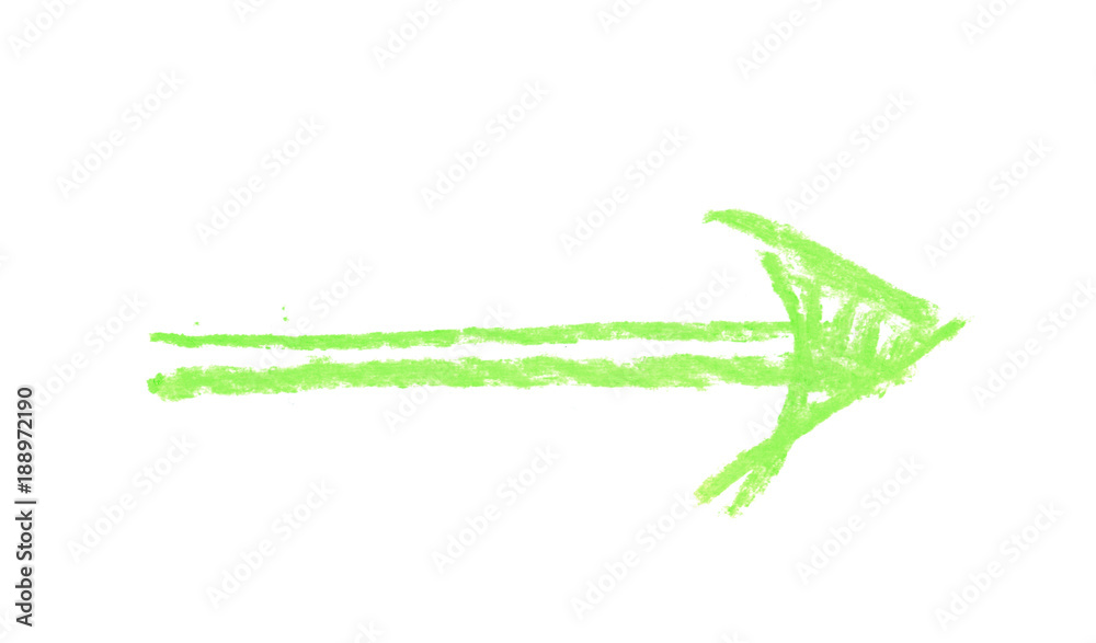 Hand drawn arrow symbol isolated Stock Illustration | Adobe Stock