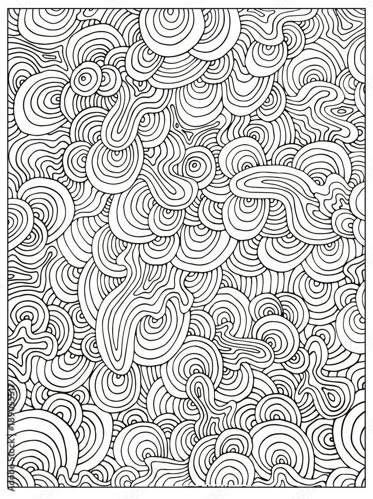Abstract Doodle Coloring Pages