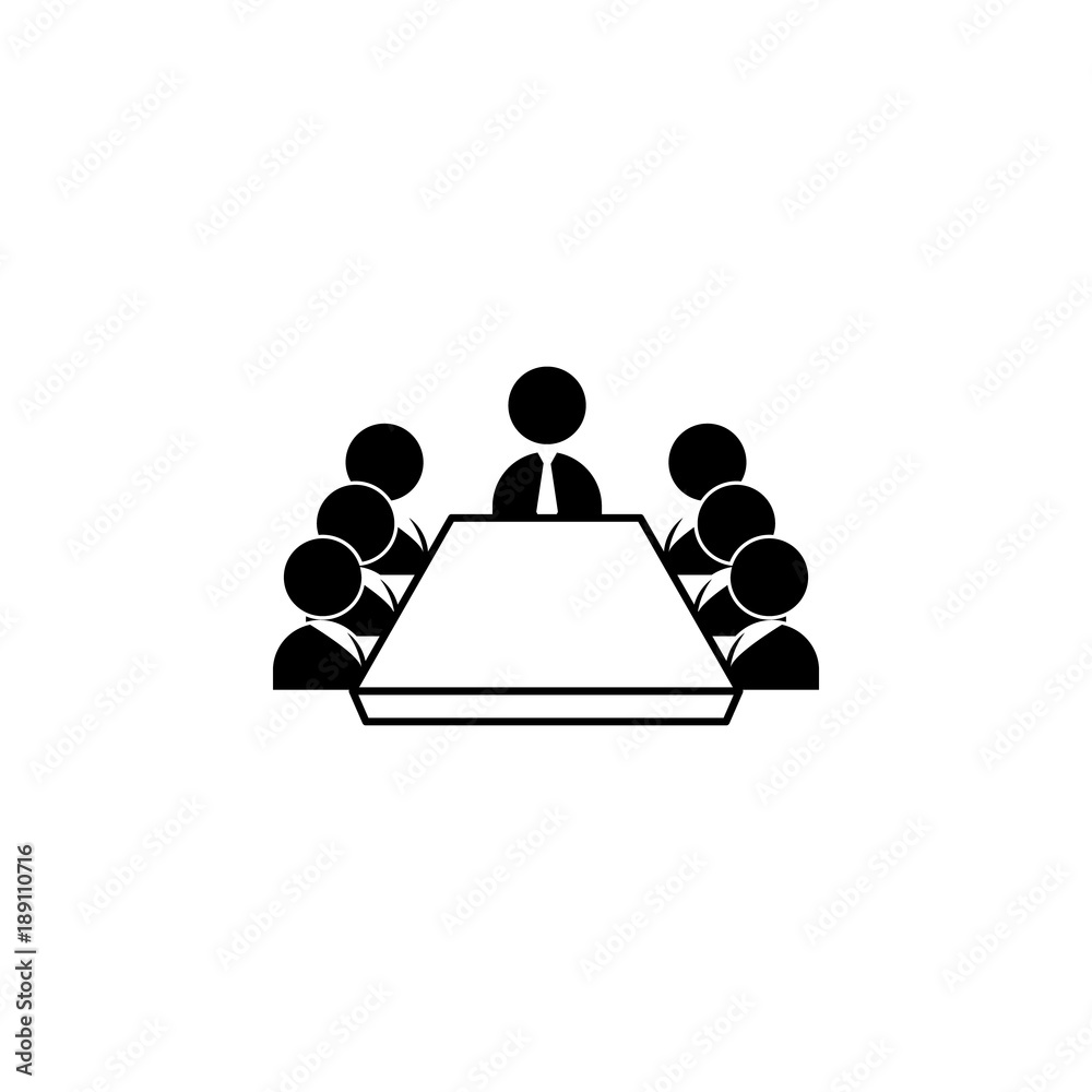 business meeting icon. Elements of a business meeting icon. Premium ...