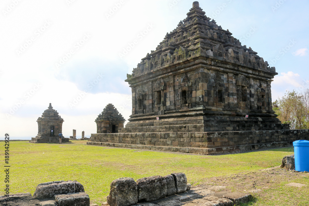 Candi Ijo, Natural Tour, Green Temple Indonesia Travel Stock Photo ...