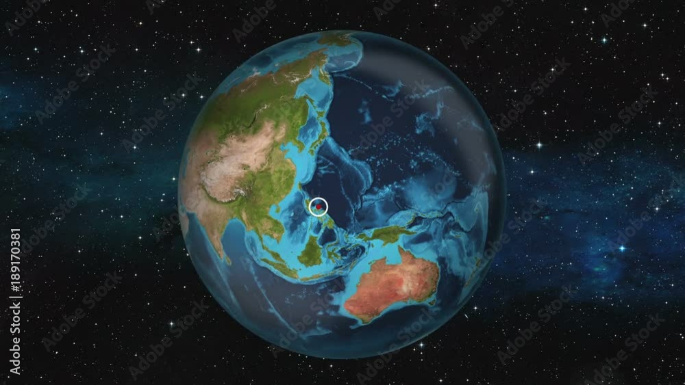 Earth Zoom In - Manila, Philippines Stock Video | Adobe Stock