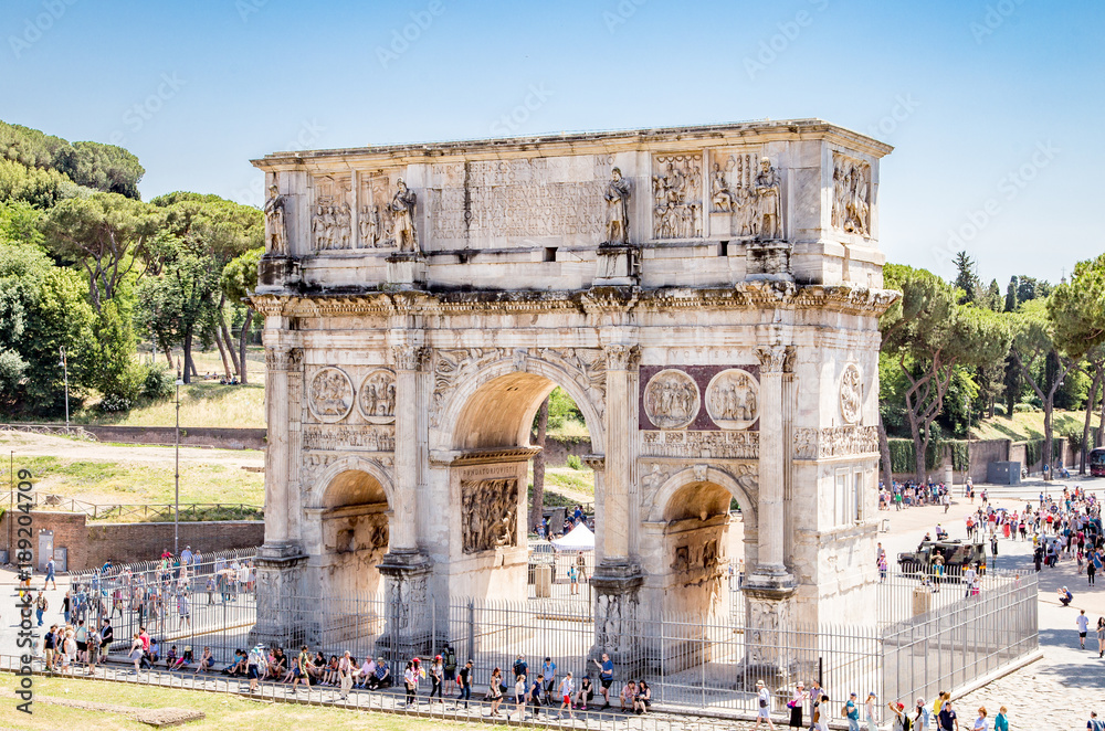 L'Arc de Triomphe de Constantin à Rome Stock-Foto | Adobe Stock