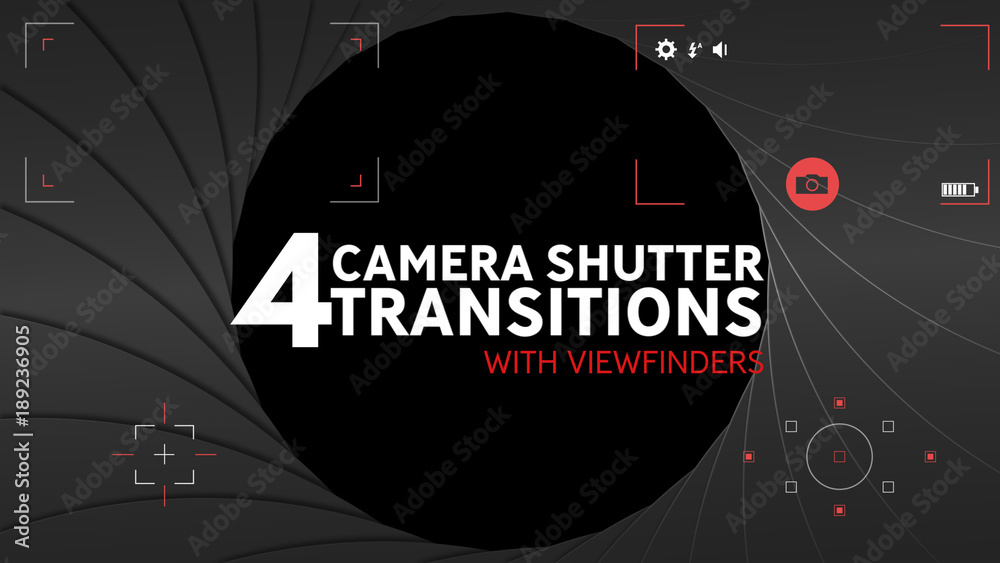 Camera Shutter Transitions Stock Template | Adobe Stock