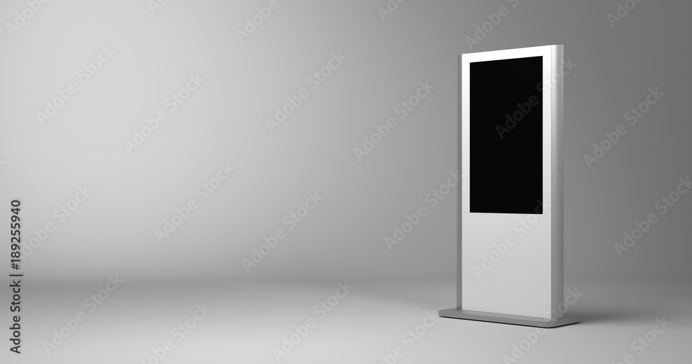 Retail store digital display, original detailed design and 3d rendering ...