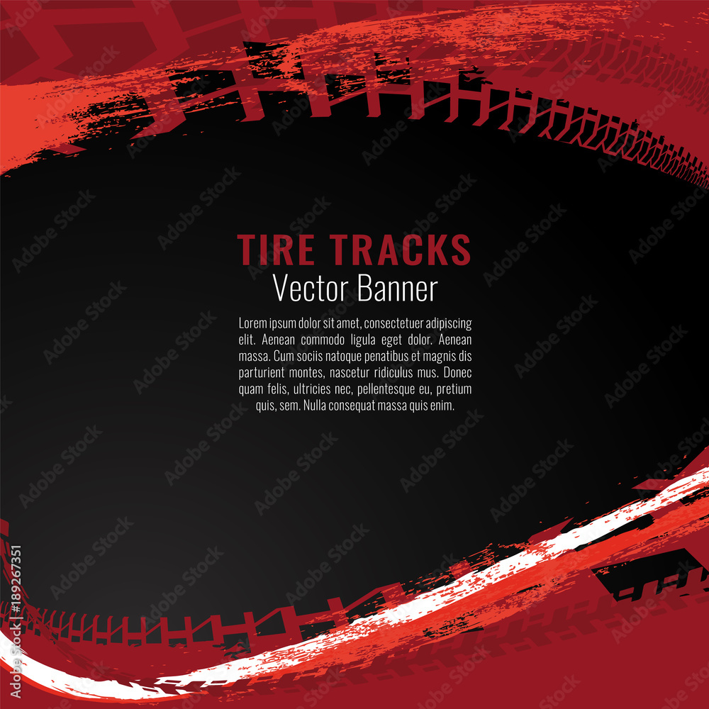 Automotive Tire Background Stock Vector | Adobe Stock