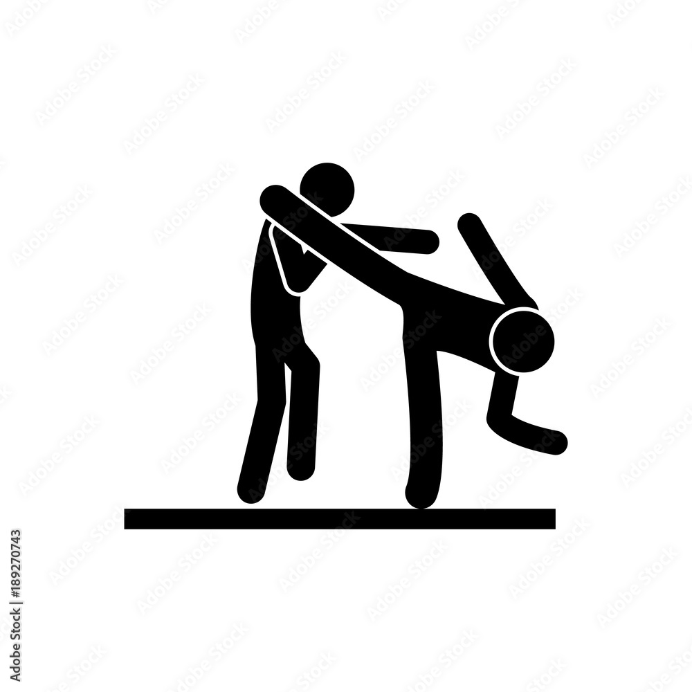 dodging icon. Elements of fighting icon. Premium quality graphic design ...