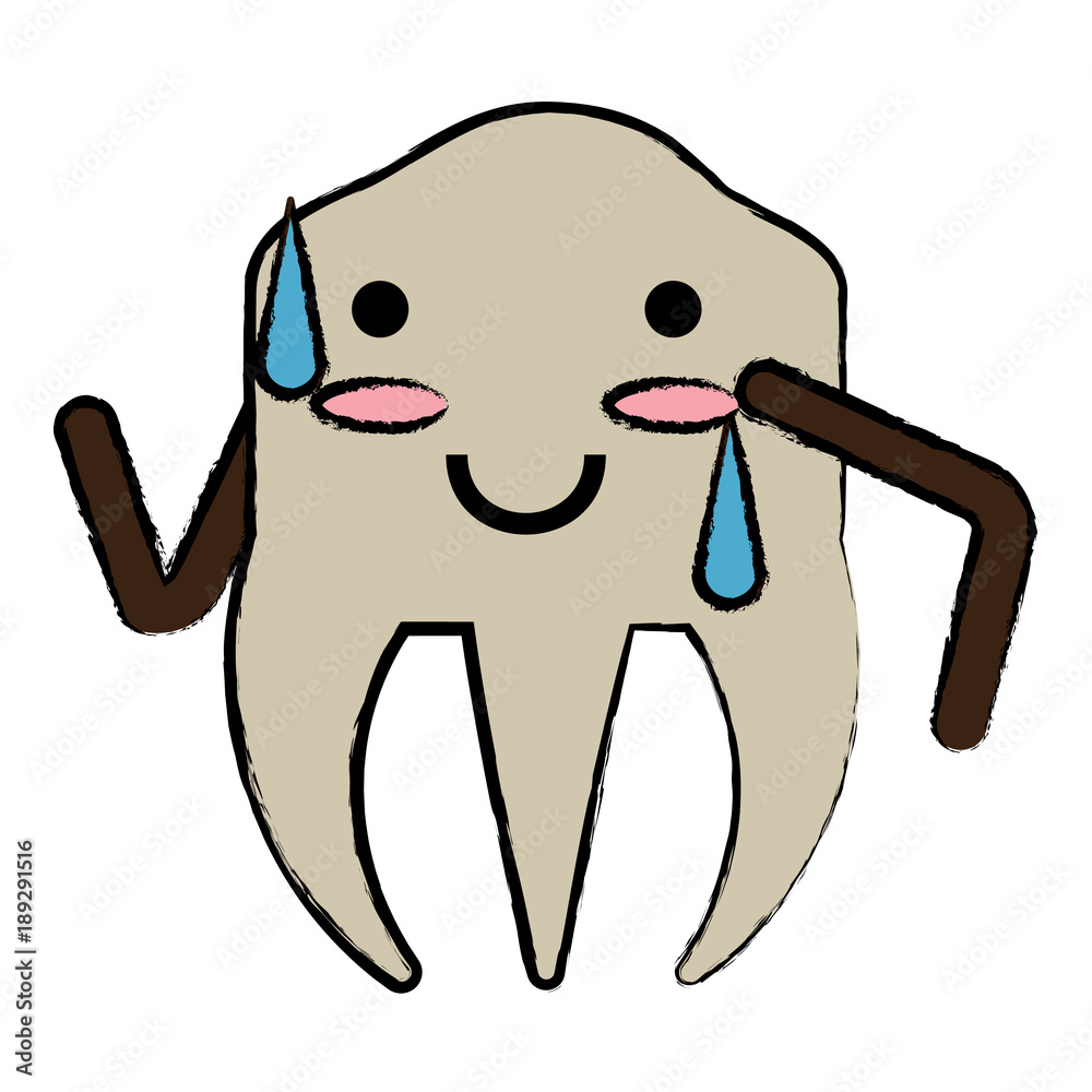 kawaii tooth icon image Stock Vector | Adobe Stock