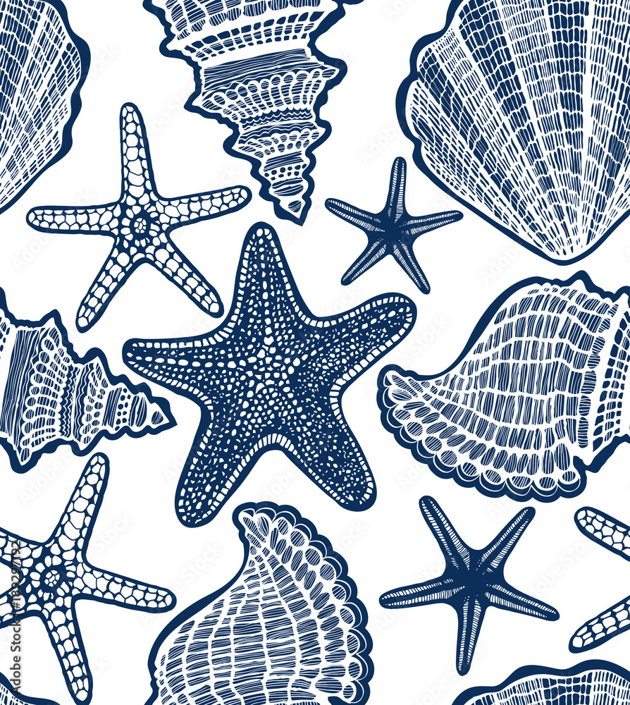 Blue Starfish Wallpaper