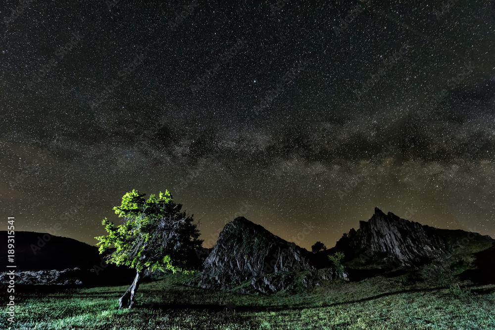 Romania Landscape Night
