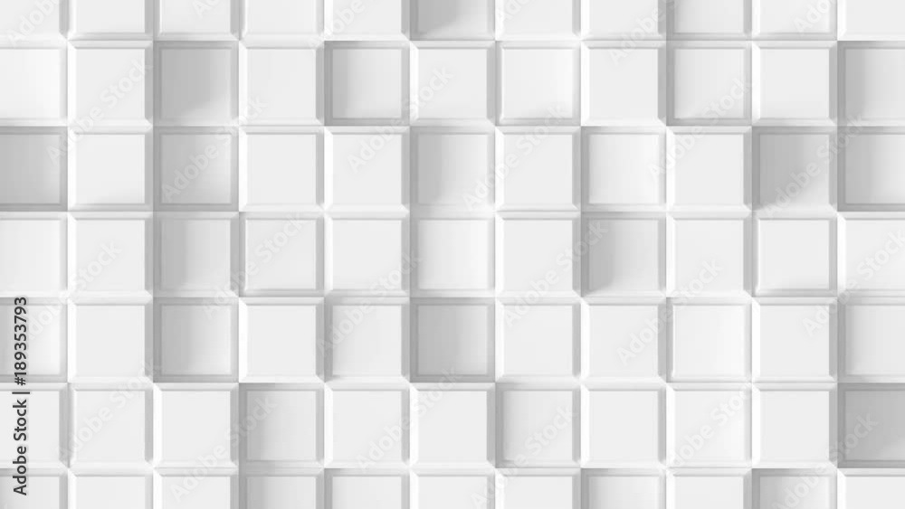 Abstract Square Geometric Surface Loop 2A: light bright clean minimal ...