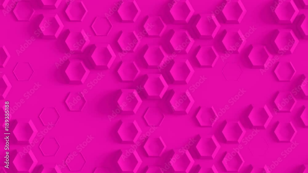 Abstract Hexagon Geometric Surface Loop 4E: pink clean knurl texture ...