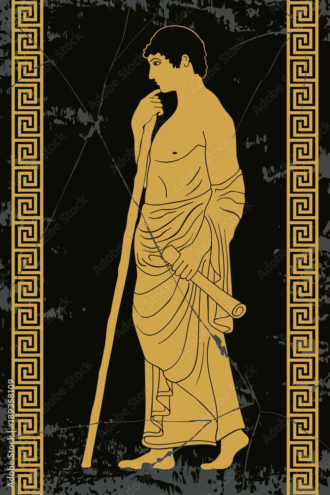 Greek Painting Of Men