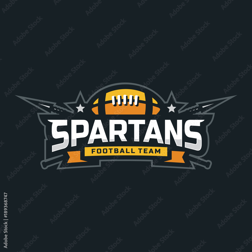 Modern professional football logo for sport team Stock Vector | Adobe Stock