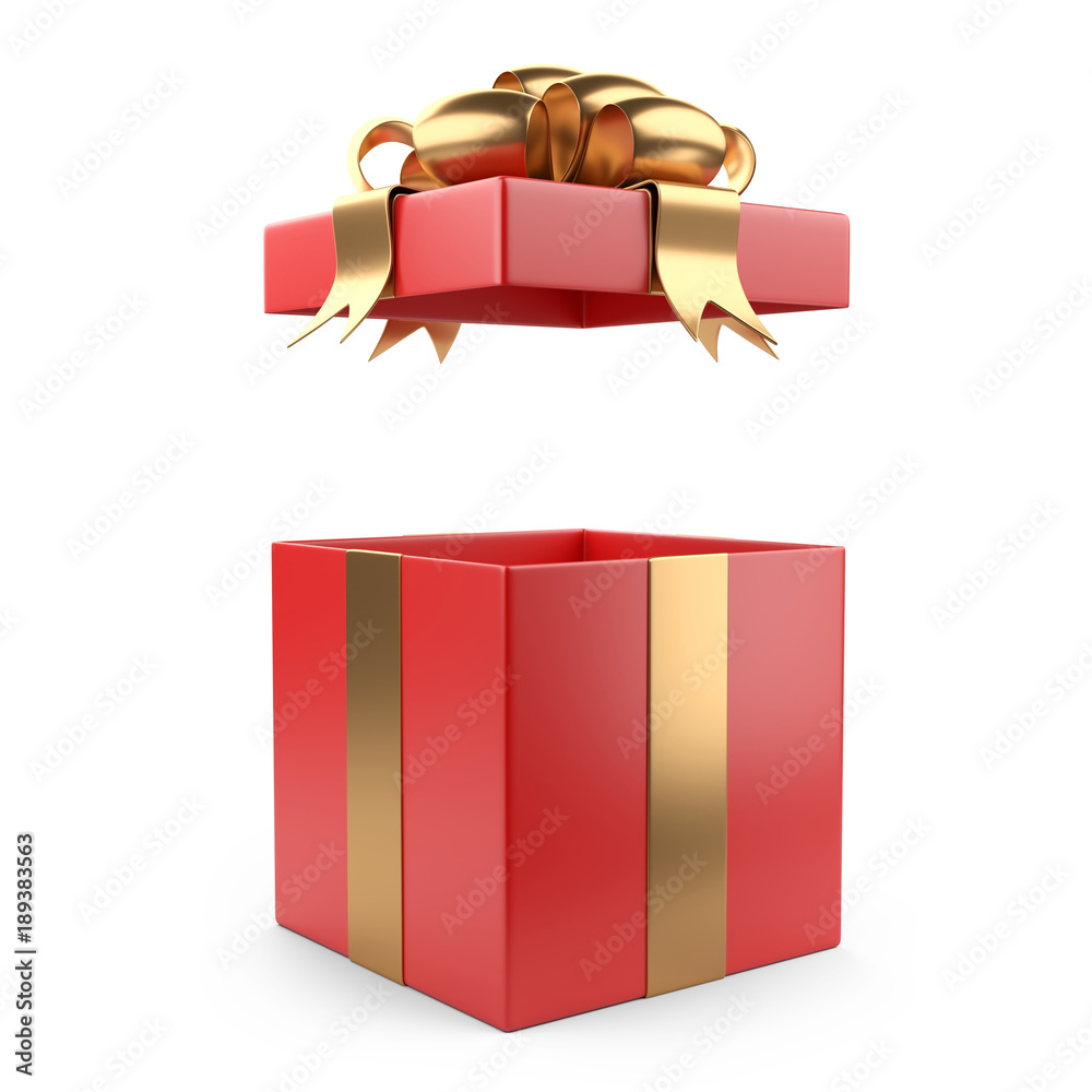 Open Christmas Box Png