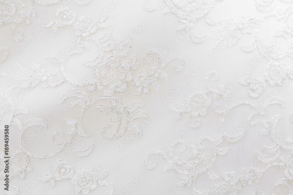 White lace texture close up Stock Photo | Adobe Stock