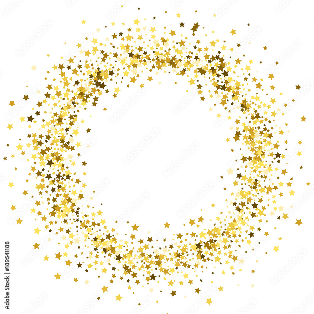 Frame or border of stars Stock Vector | Adobe Stock