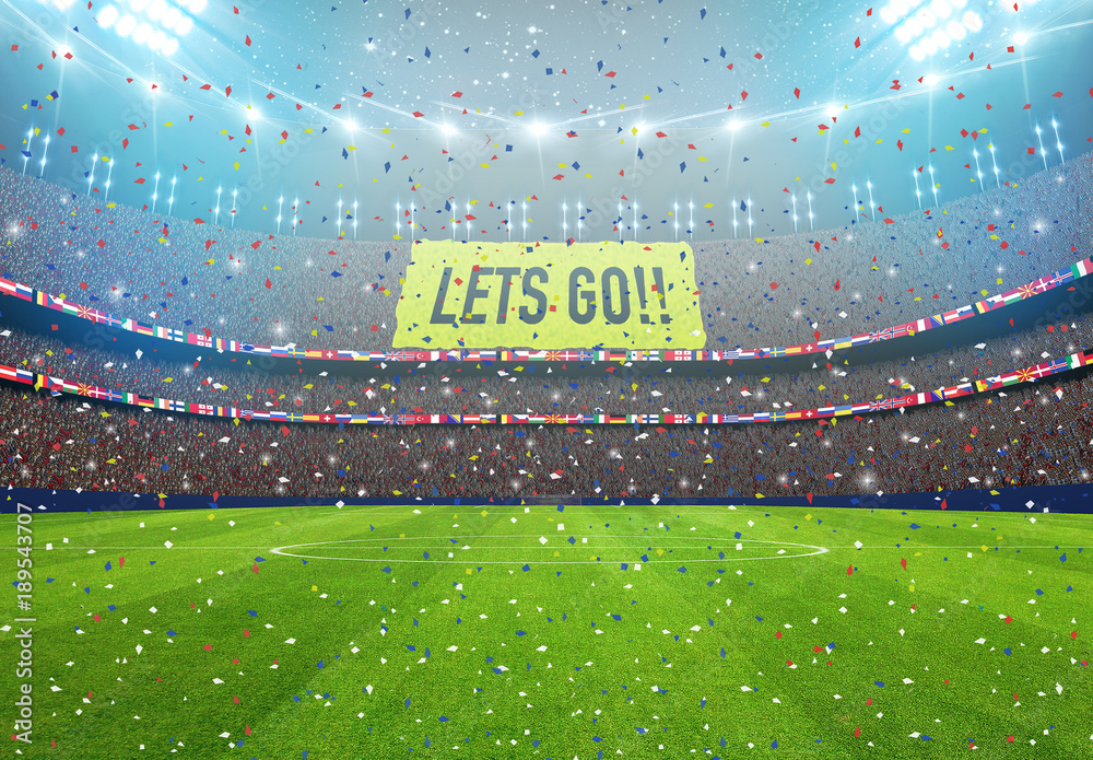 Stadium Mockup 1 Stock Template | Adobe Stock