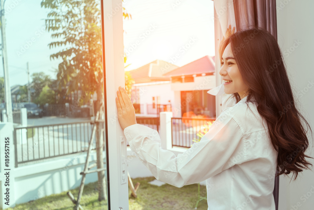 Open Window At Morning