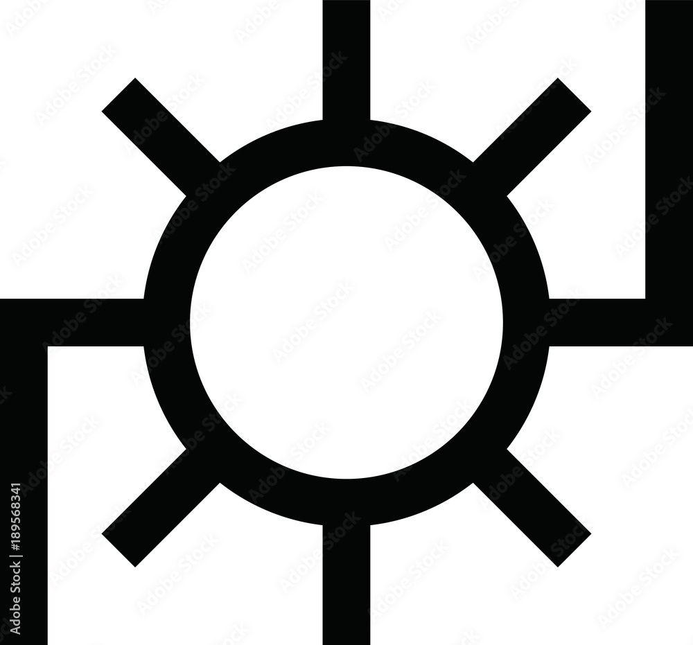 Major Japanese map symbol Power station and substation.eps Stock Vector ...