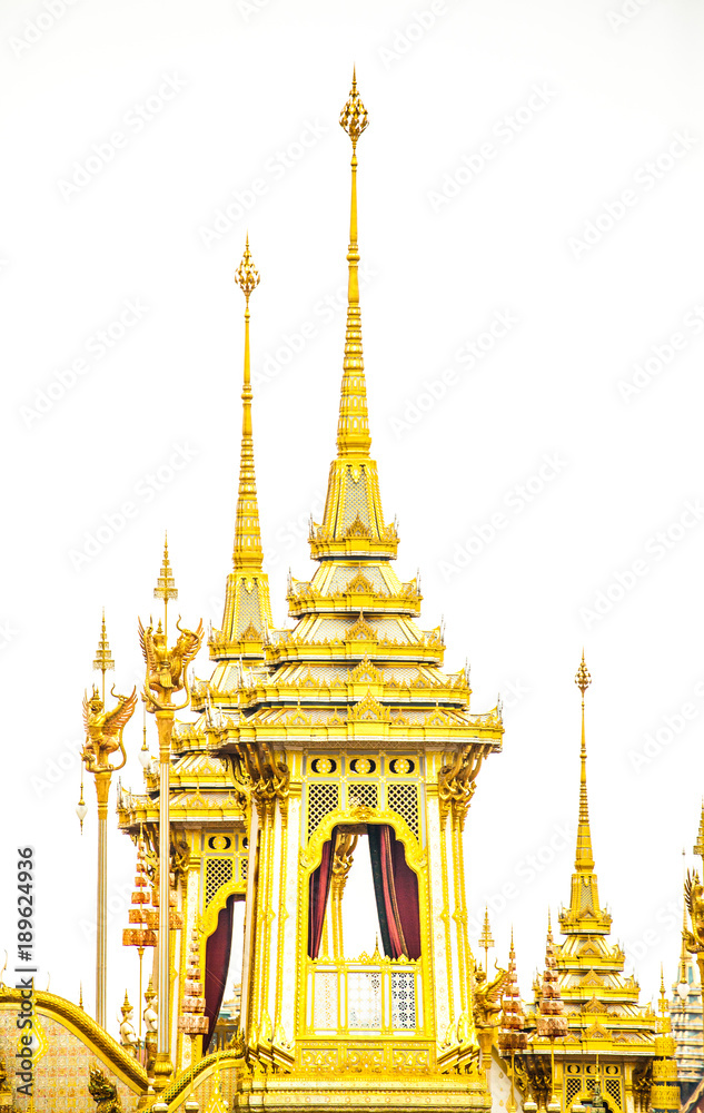 The royal funeral pyre King Rama 9 King of Thailand's beloved and the ...